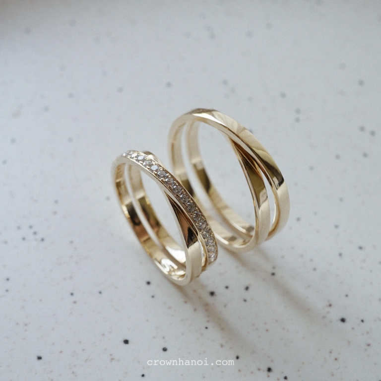 ENDLESS LOVE COUPLE RING – CROWN