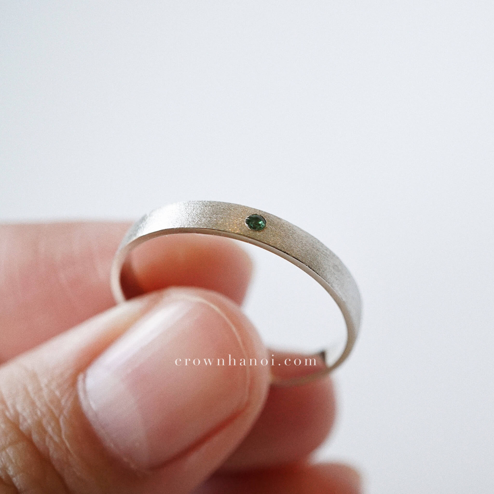 EMERALD BAND RING & EMERALD UNO RING – CROWN