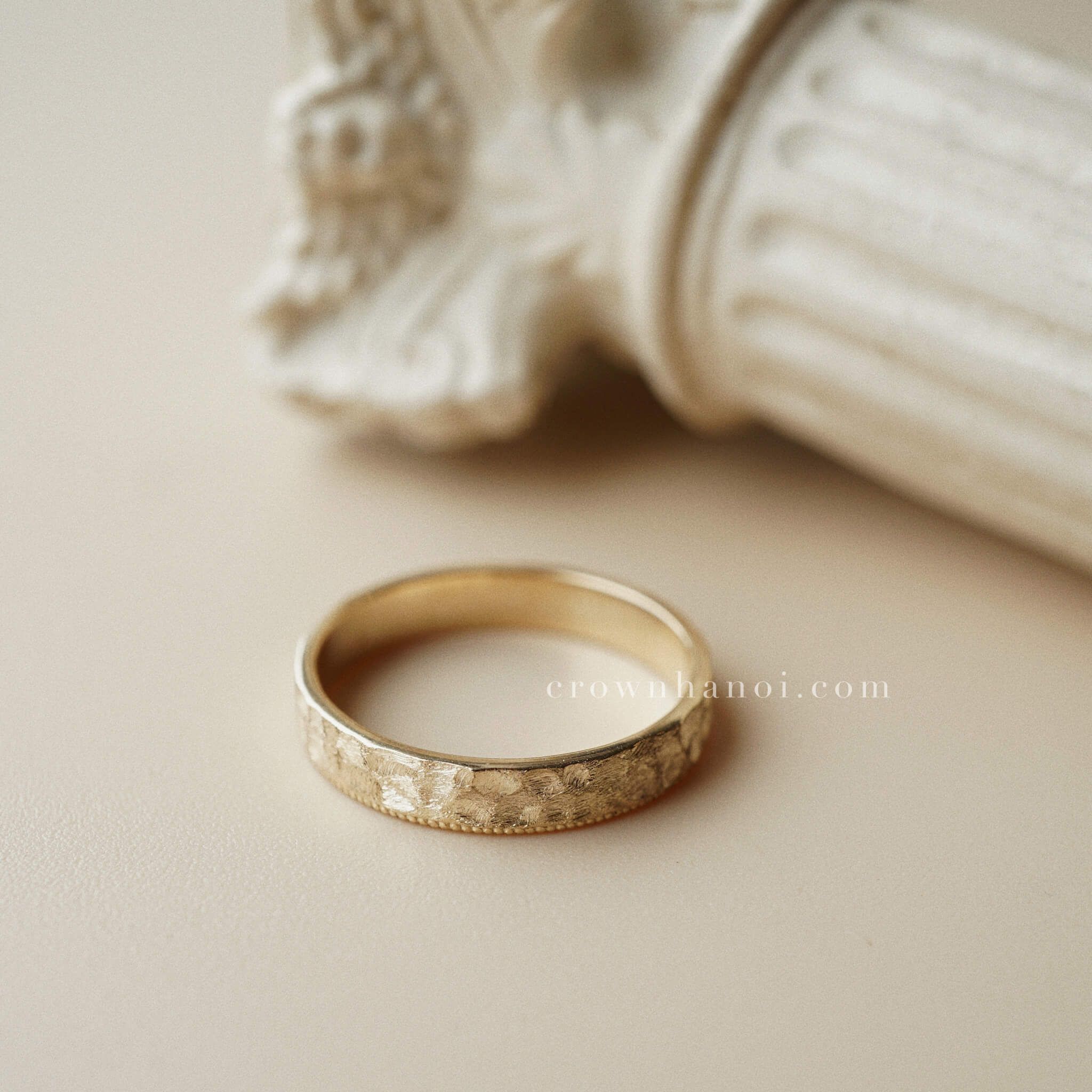 MULTIFACET MILGRAIN RING & STARDUST FACET RING – CROWN